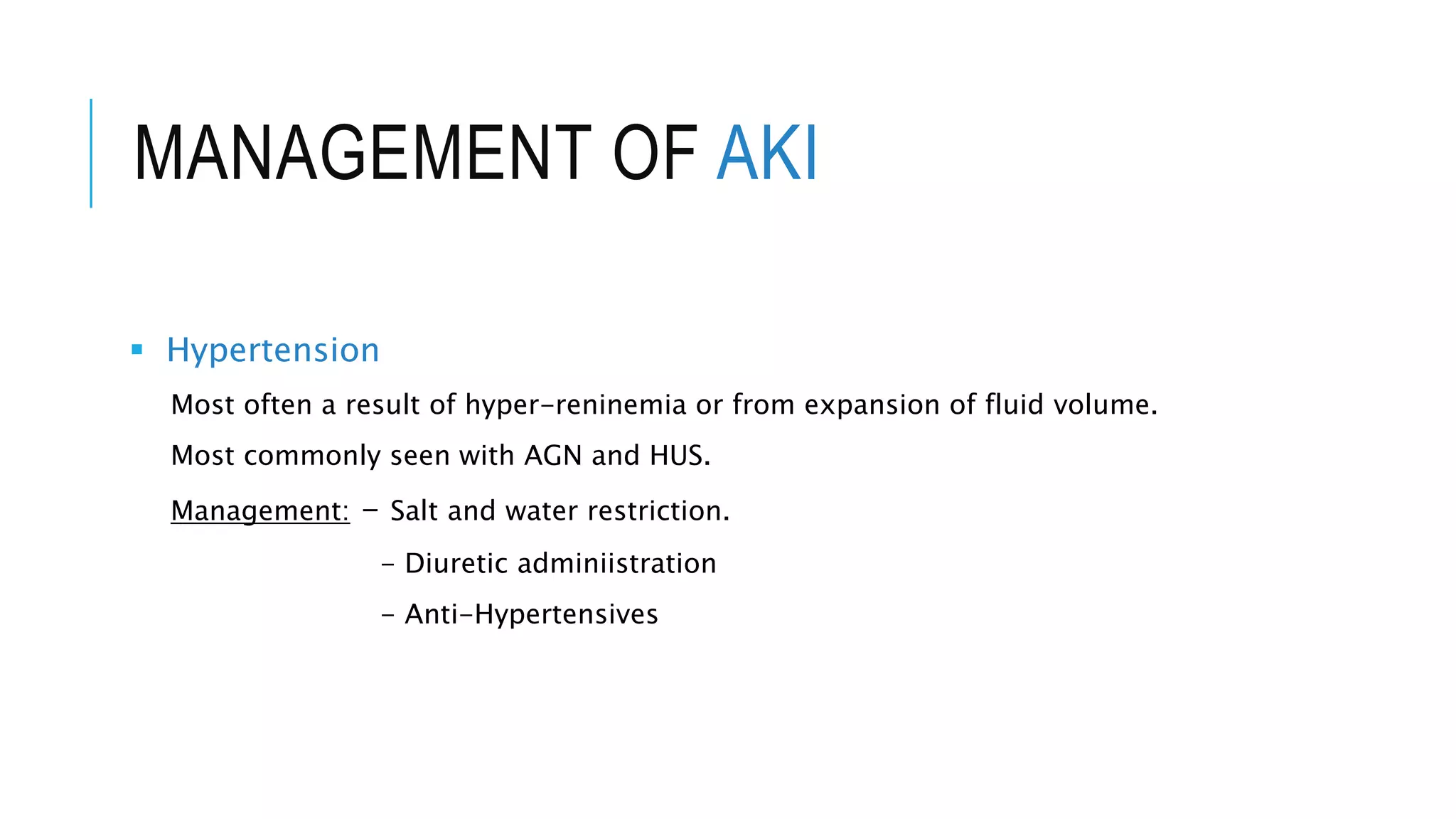pediatric Acute Kidney Injury - AKI | PPTX