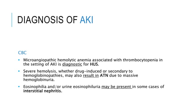 pediatric Acute Kidney Injury - AKI | PPTX | Blood Disorders | Diseases ...