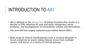 pediatric Acute Kidney Injury - AKI | PPTX