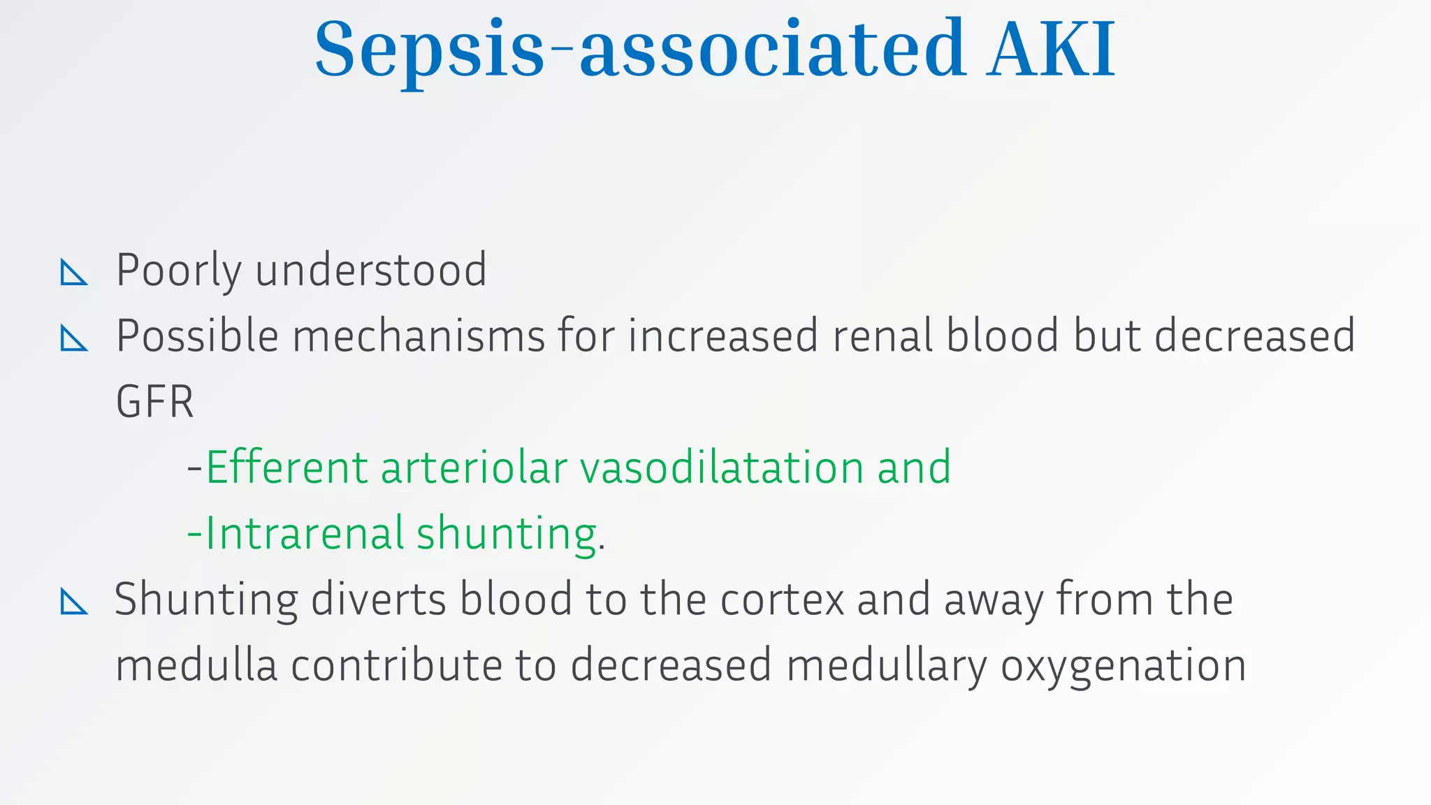 Acute kindey injury (definition, pathophysiology and management) | PPT