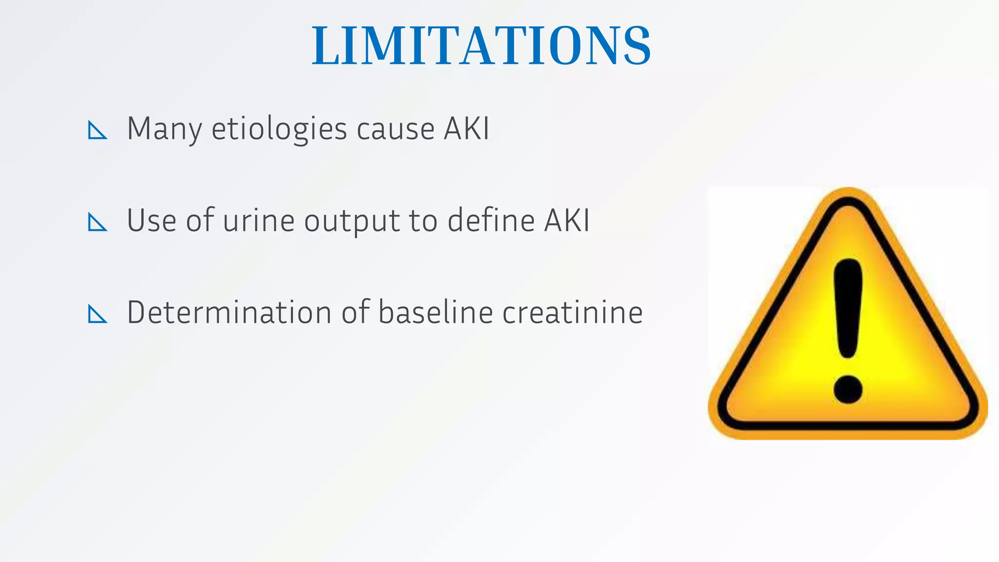 Acute kindey injury (definition, pathophysiology and management) | PPTX