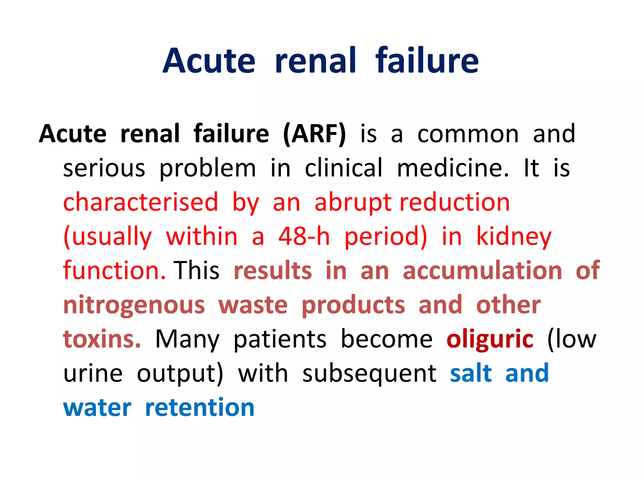 ACUTE KIDNEY INJURY | PPTX