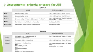 AKI in pediatric | PPTX