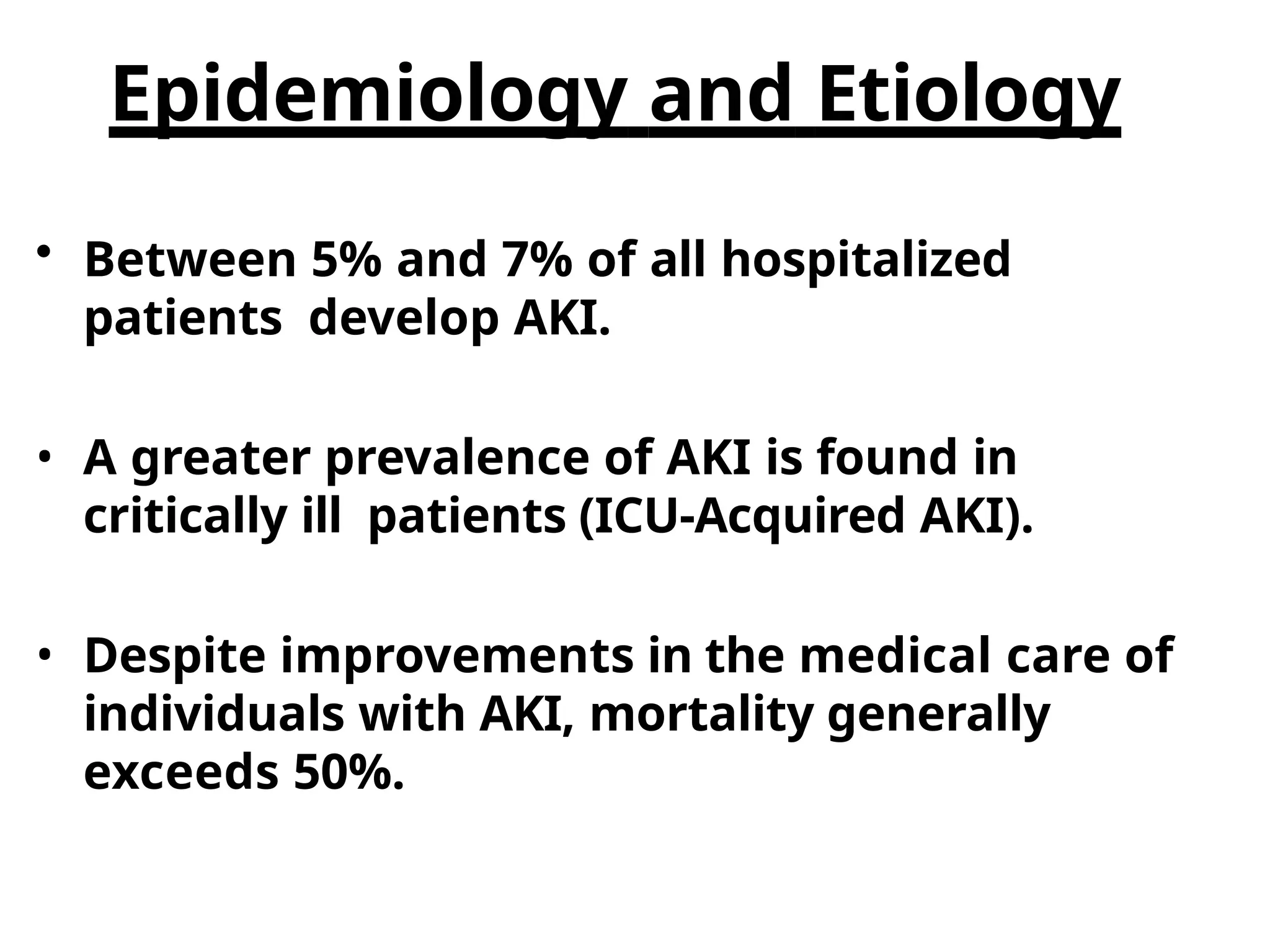 AKI.pptx Acute kidney injury MBBS MEDICINE | PPT