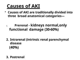 AKI.pptx Acute kidney injury MBBS MEDICINE | PPT