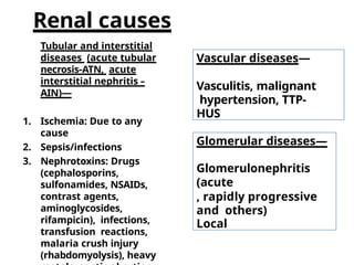 AKI.pptx Acute kidney injury MBBS MEDICINE | PPTX