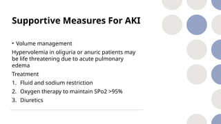 Presentation on acute kidney injury in internal medicine | PPTX
