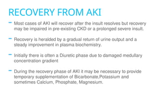 Acute Kidney Injury - Etiology , pathophysiology,clinical features ...