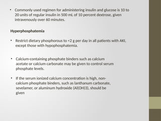ACUTE KIDNEY INJURY APPROACH AND MANAGEMENT | PPTX