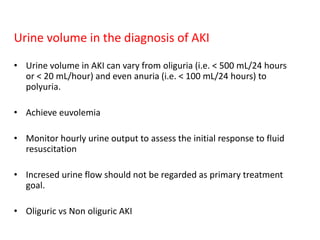 AKI - Approach | PPTX | Blood Disorders | Diseases and Conditions