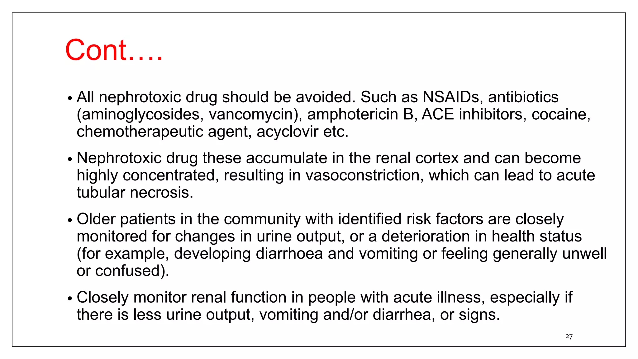 acute kidney injury & chronic kidney disease | PPTX