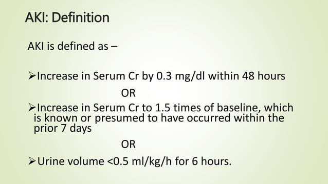 AKI and CKD.pptx | Diseases and Conditions | Medical Health