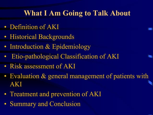 Aki an overview | PPT
