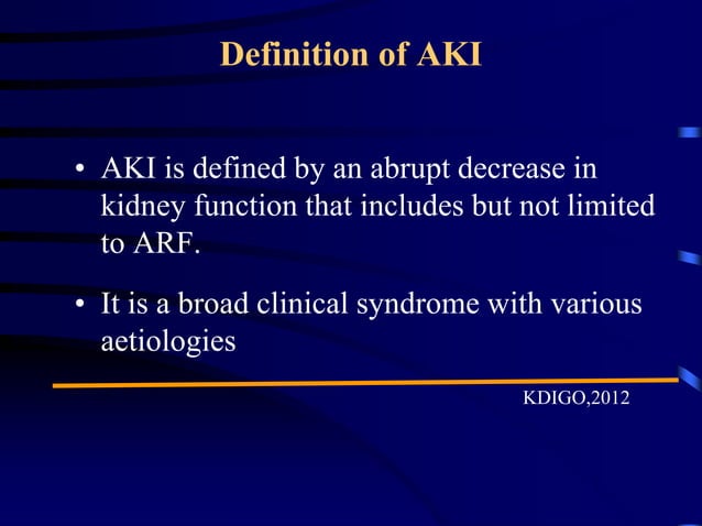 Aki an overview | PPT