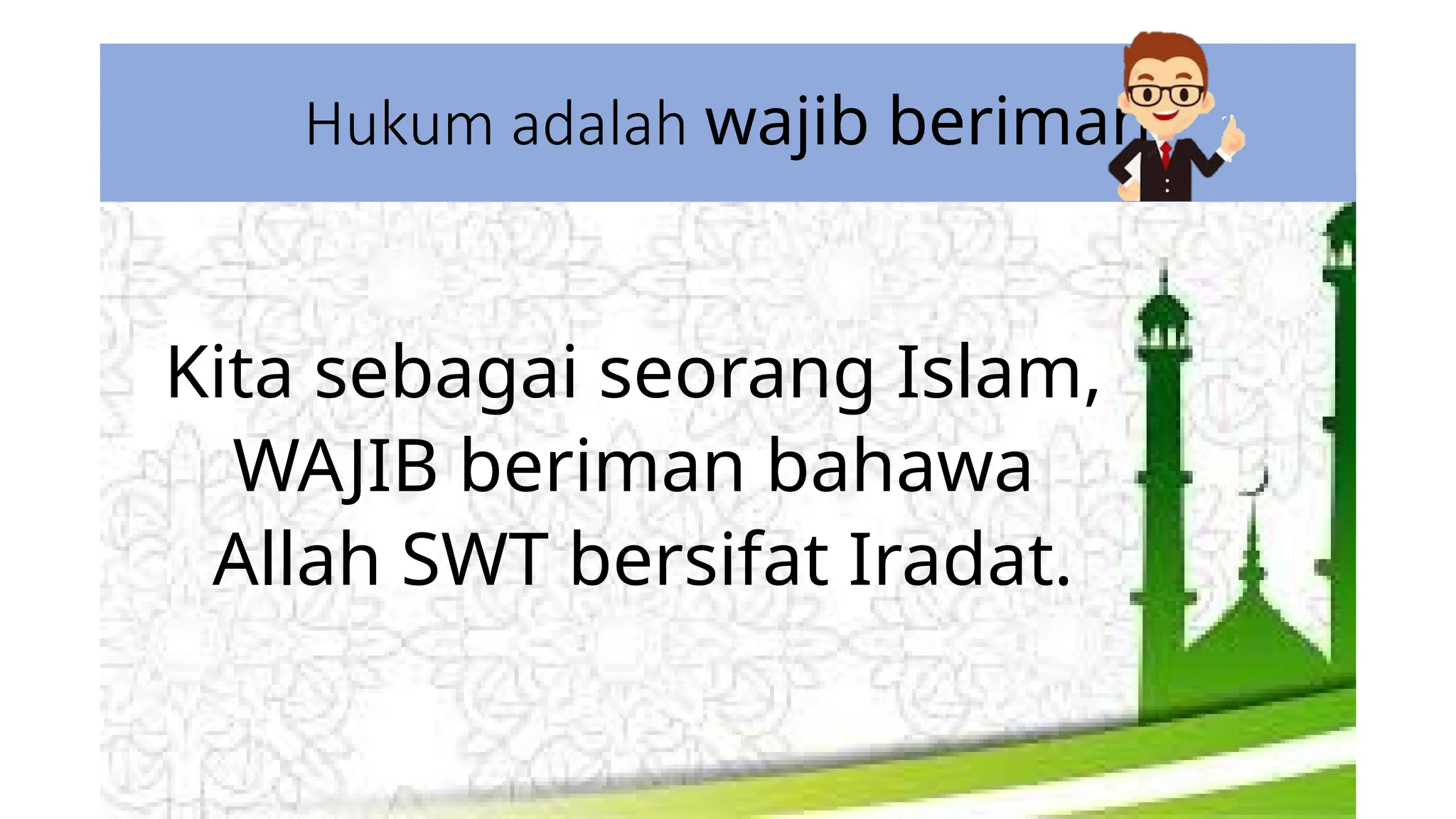 Makna Sifat Iradah Allah SWT Pendidikan Islam.pptx