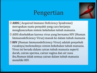 HIV/AIDS and its impact | PPTX