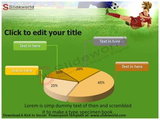 A Kick In Soccer Powerpoint Template - Slideworld | PPT