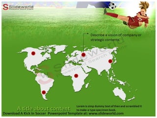 A Kick In Soccer Powerpoint Template - Slideworld | PPT