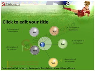 A Kick In Soccer Powerpoint Template - Slideworld | PPT