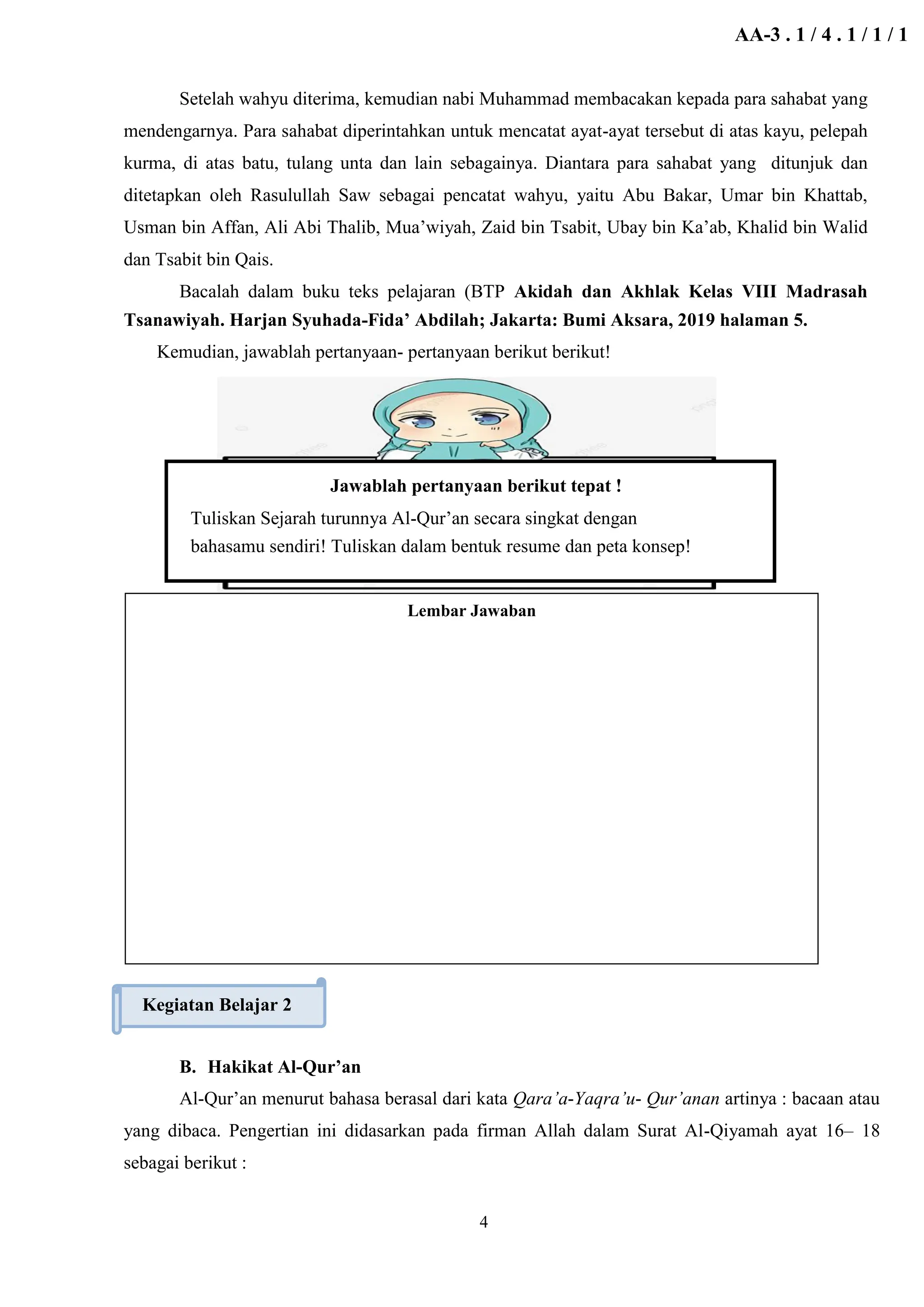 Materi Ajar Akidah Akhlak kelas 8 MTS.pdf