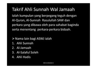 Akidah ahli sunnah wal jamaah | PDF