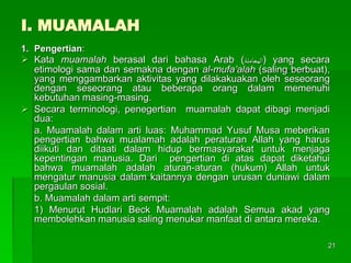 Akidah, Akhlak, Ibadah, Muamalah dalam islam.ppt