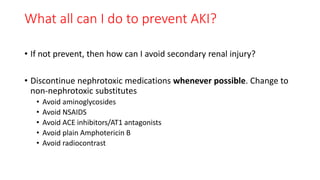 Acute Kidney Injury - Pediatric Perspective | PPTX
