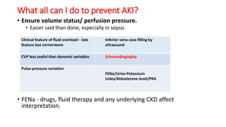 Acute Kidney Injury - Pediatric Perspective | PPTX