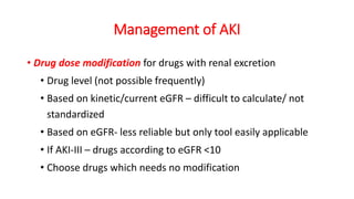 Acute Kidney Injury - Pediatric Perspective | PPTX