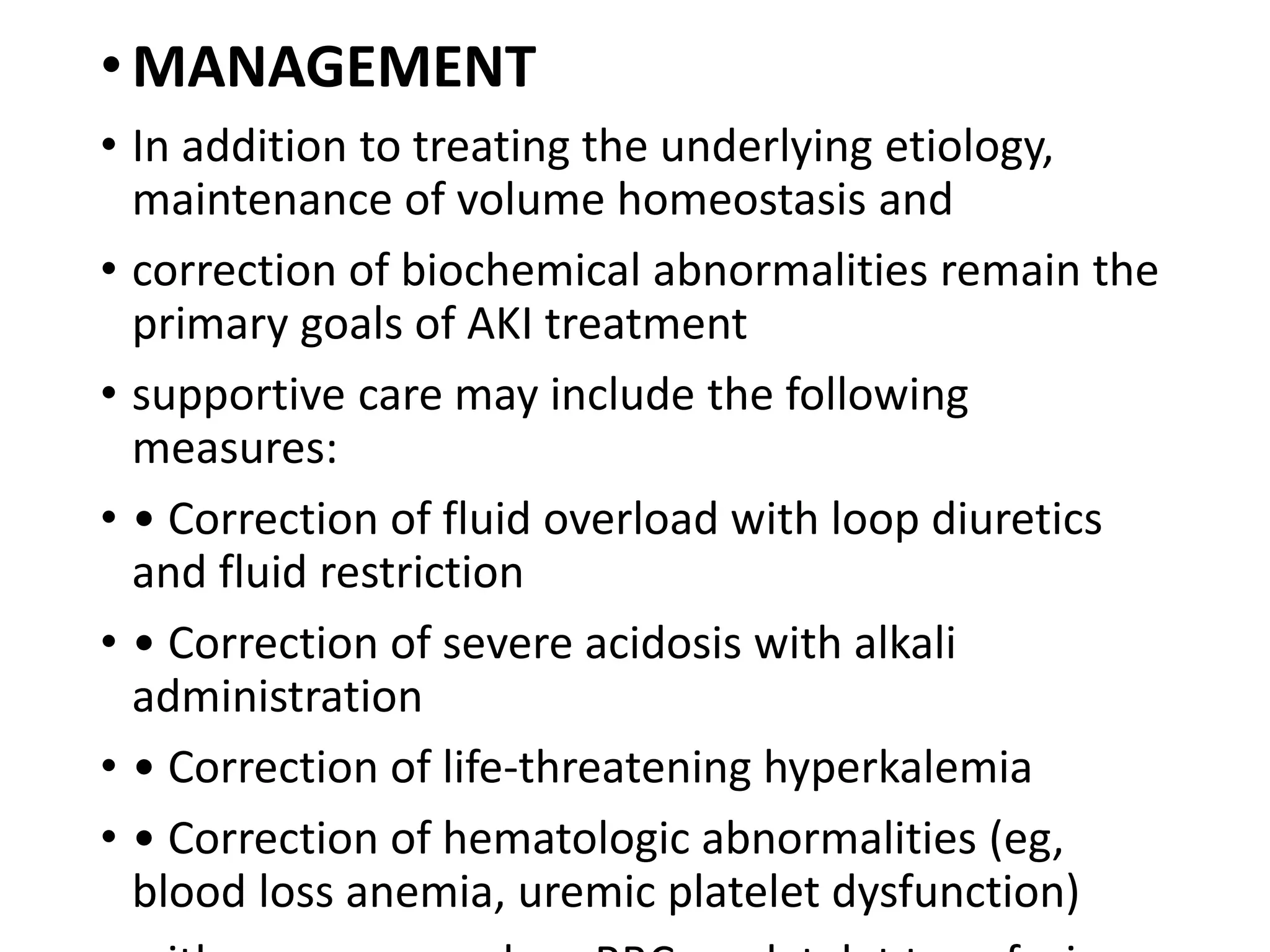 Acute Kidney Injury; A case study with detailed etiology and management ...