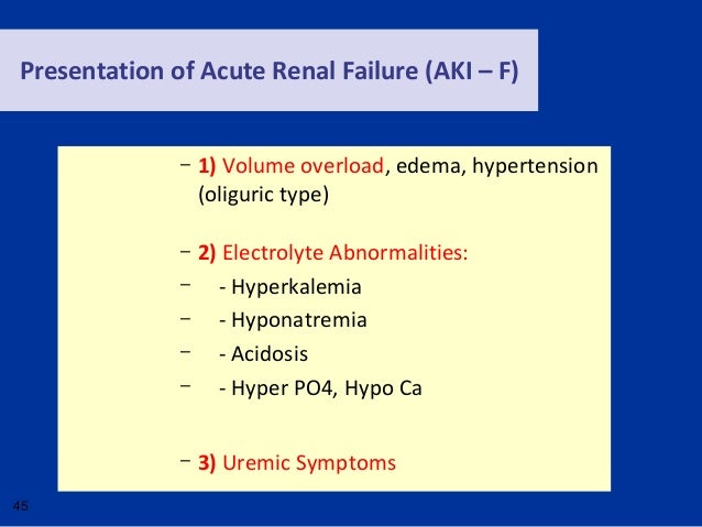 Acute kidney injury in children