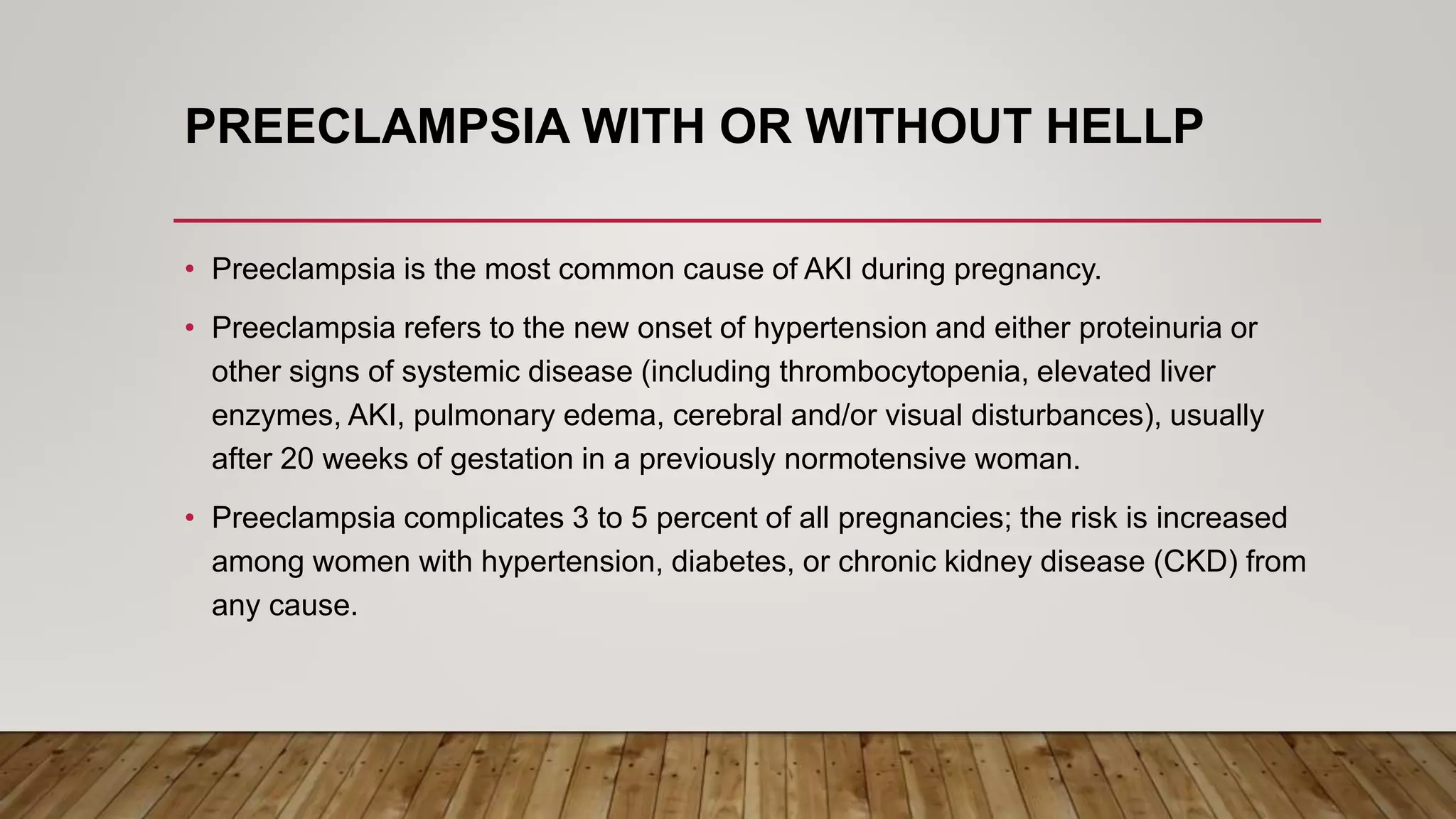 Aki in pregnancy | PPTX