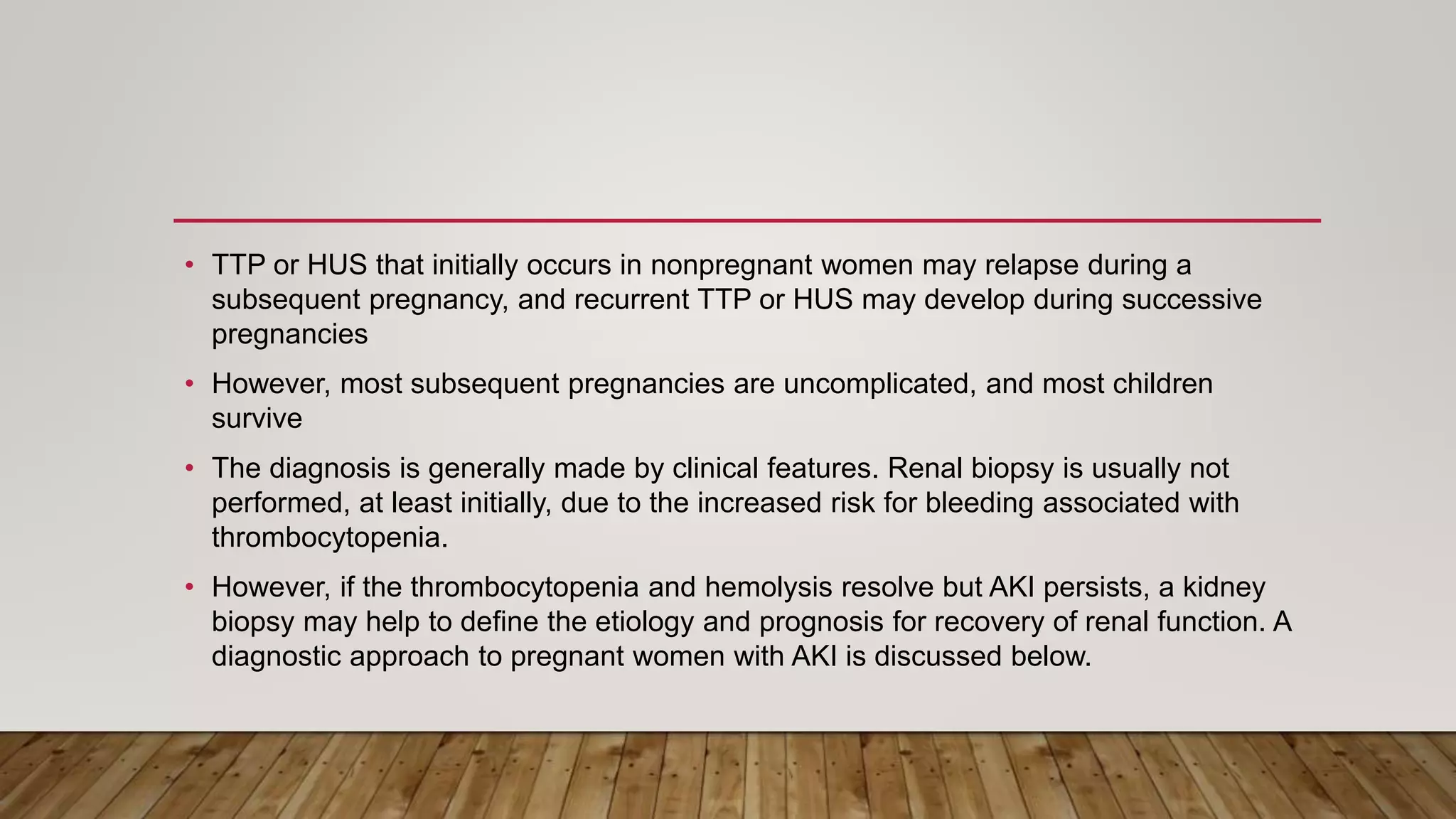 Aki in pregnancy | PPTX