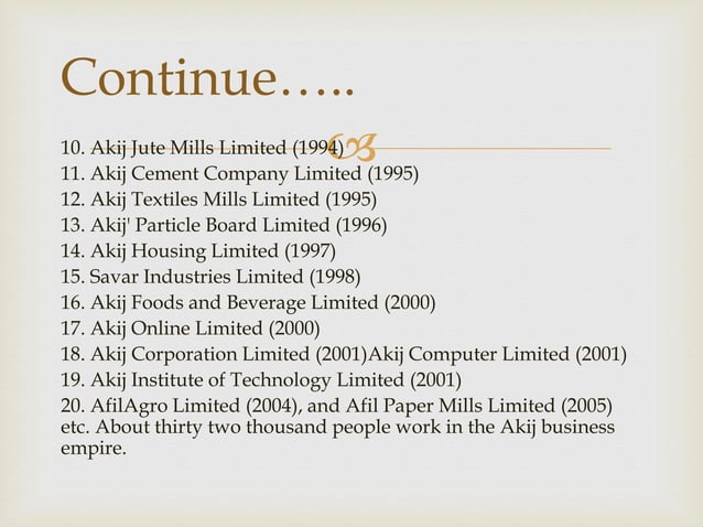 Akij group | PPTX