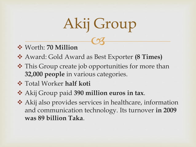 Akij group | PPTX