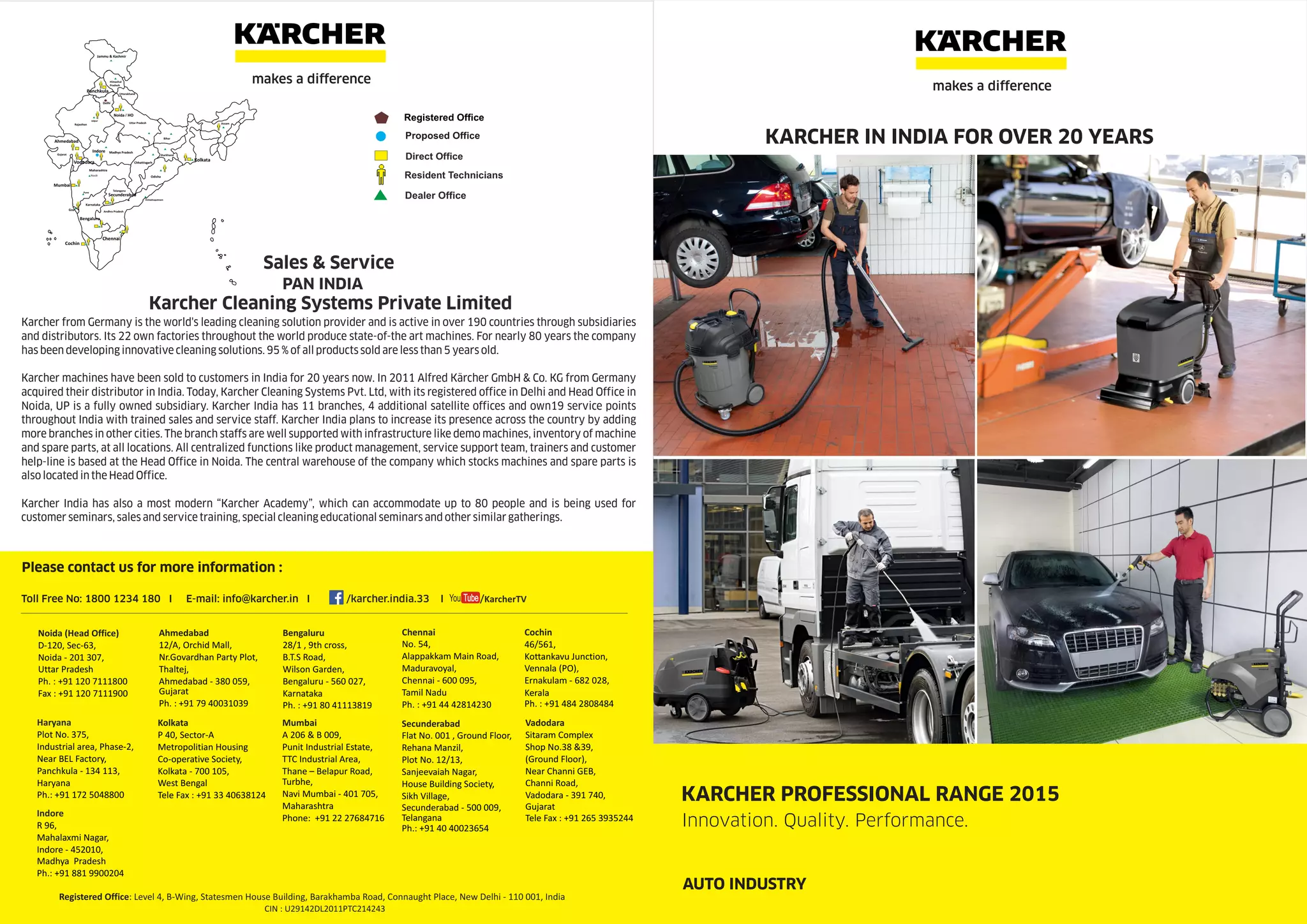 Karcher Cleaning System Pvt Ltd in India | PDF