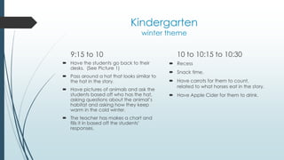 A kindergarten day | PPT