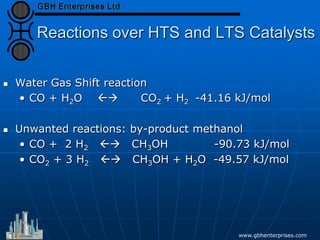 A Kinetic Model of Methanol Formation Over LTS Catalysts | PDF