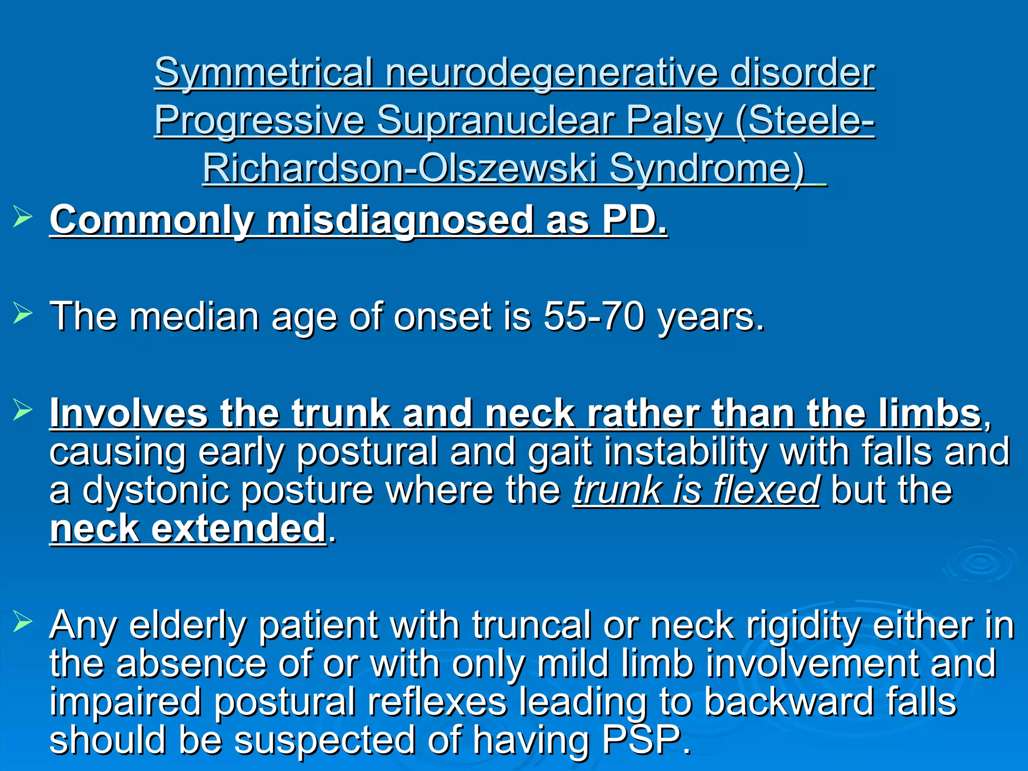Akinetic rigid syndrome | PPT