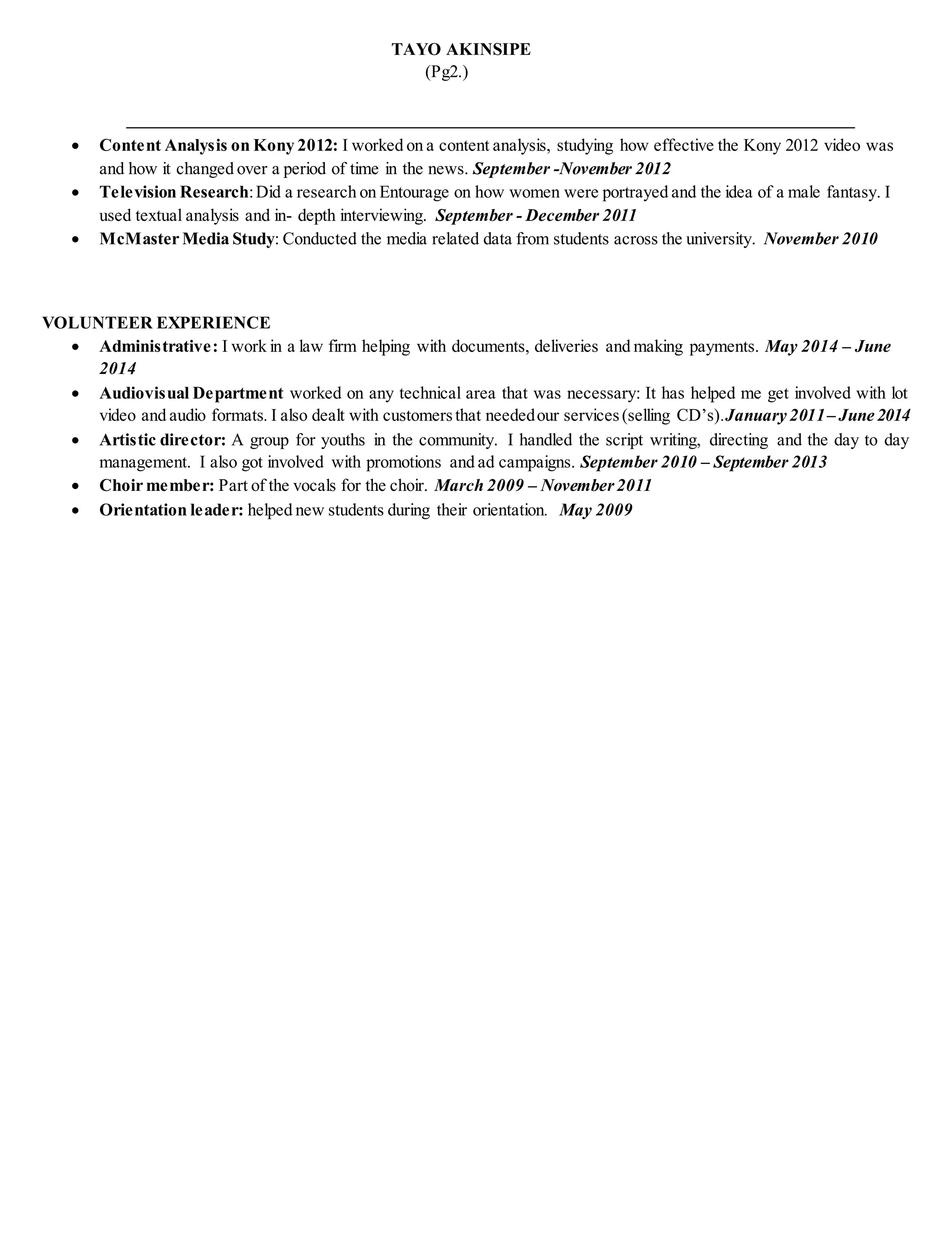 Akinipe, temitayo resume | DOCX