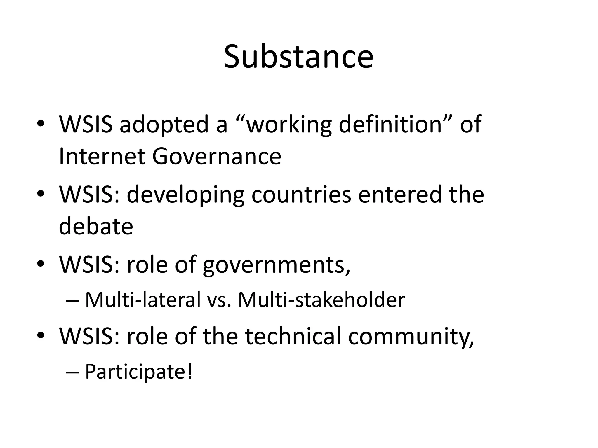 WSIS 10 Review - Update | PPT