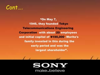 Akio morita(sony) | PPTX