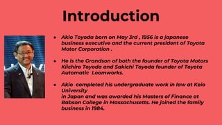 Akio toyoda | PPT