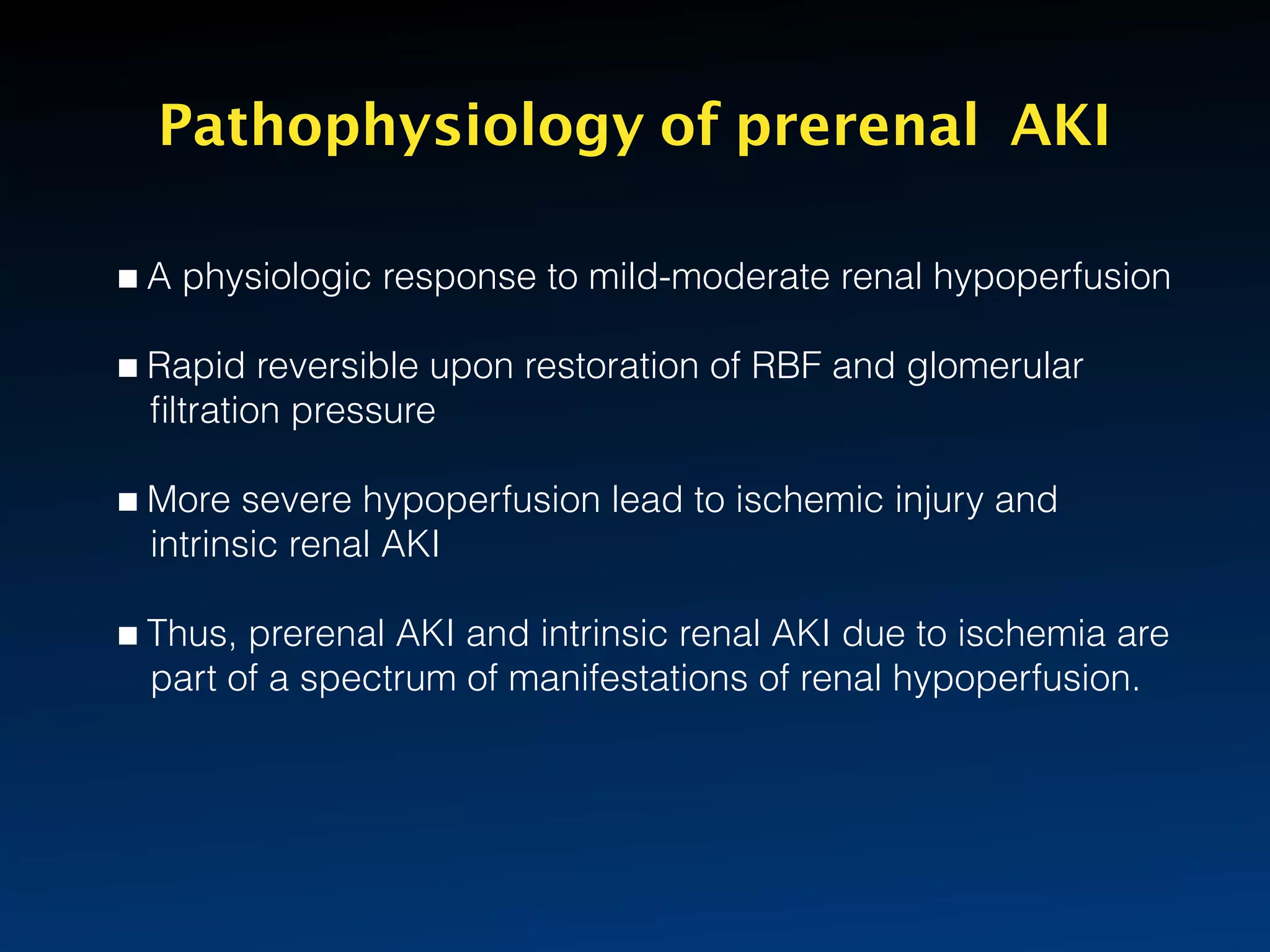 AKI pathophysiology chaken maniyan | PDF