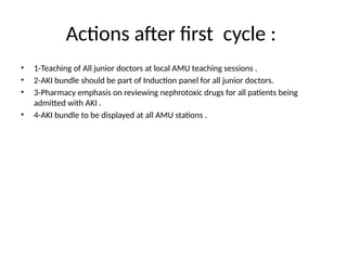 Acute Kidney Injury explained on the background of a QIP | PPTX