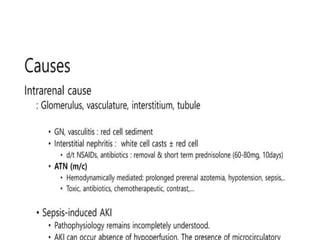 Acute Kidney Injury explained on the background of a QIP | PPTX