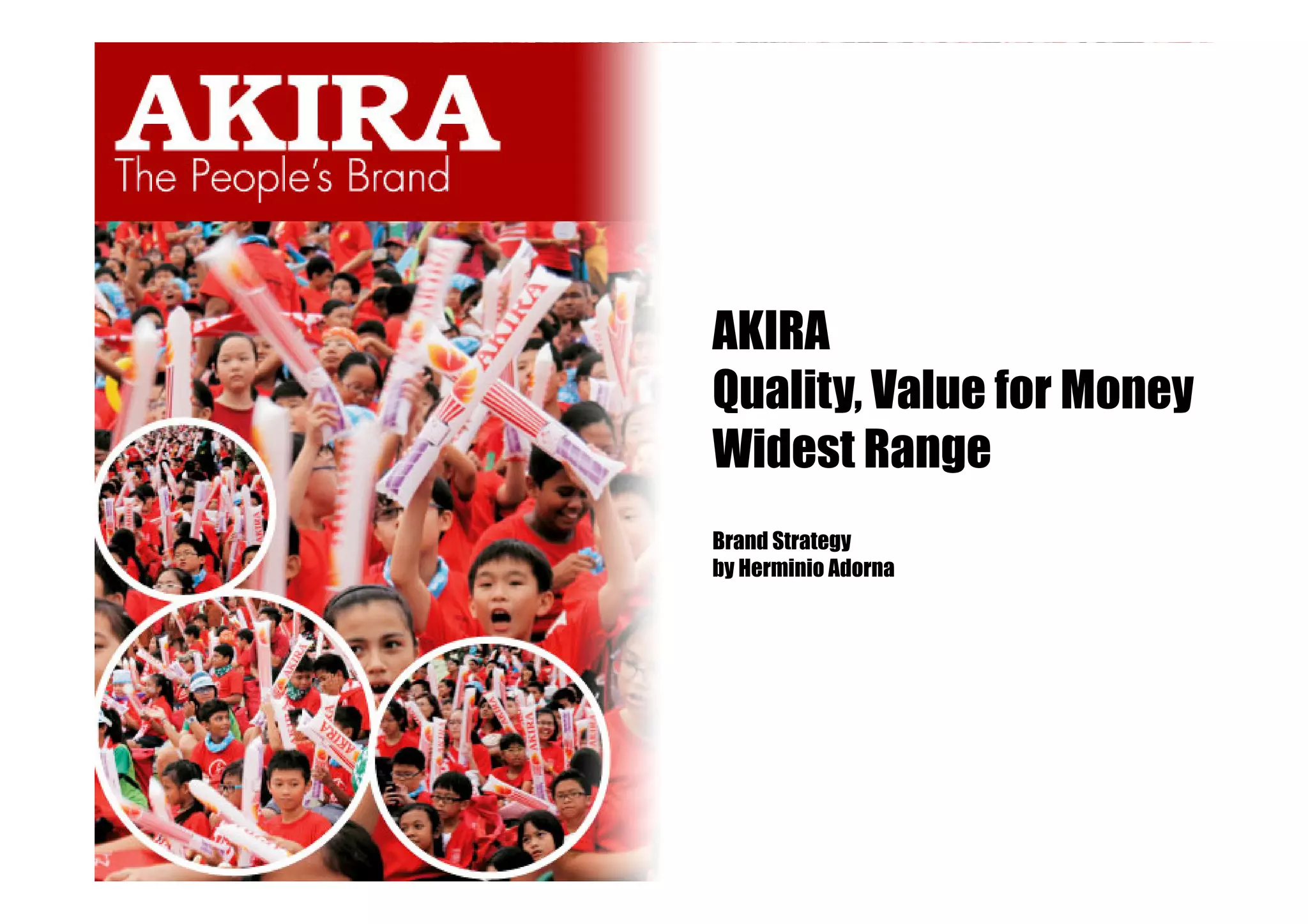 Akira brand strategy | PDF