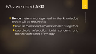 Agricultural Knowledge Information/Innovation System | PPT