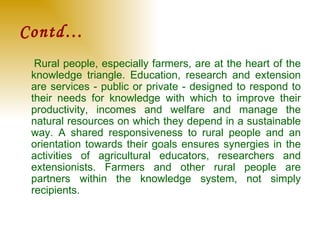 AGRICULTURE KNOWLEDGE INFORMATION SYSTEM | PPT