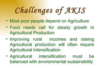 AGRICULTURE KNOWLEDGE INFORMATION SYSTEM | PPT